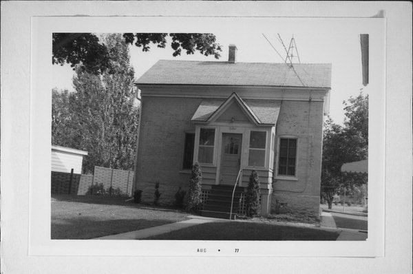 1321 WINNEBAGO AVE | Property Record | Wisconsin Historical Society